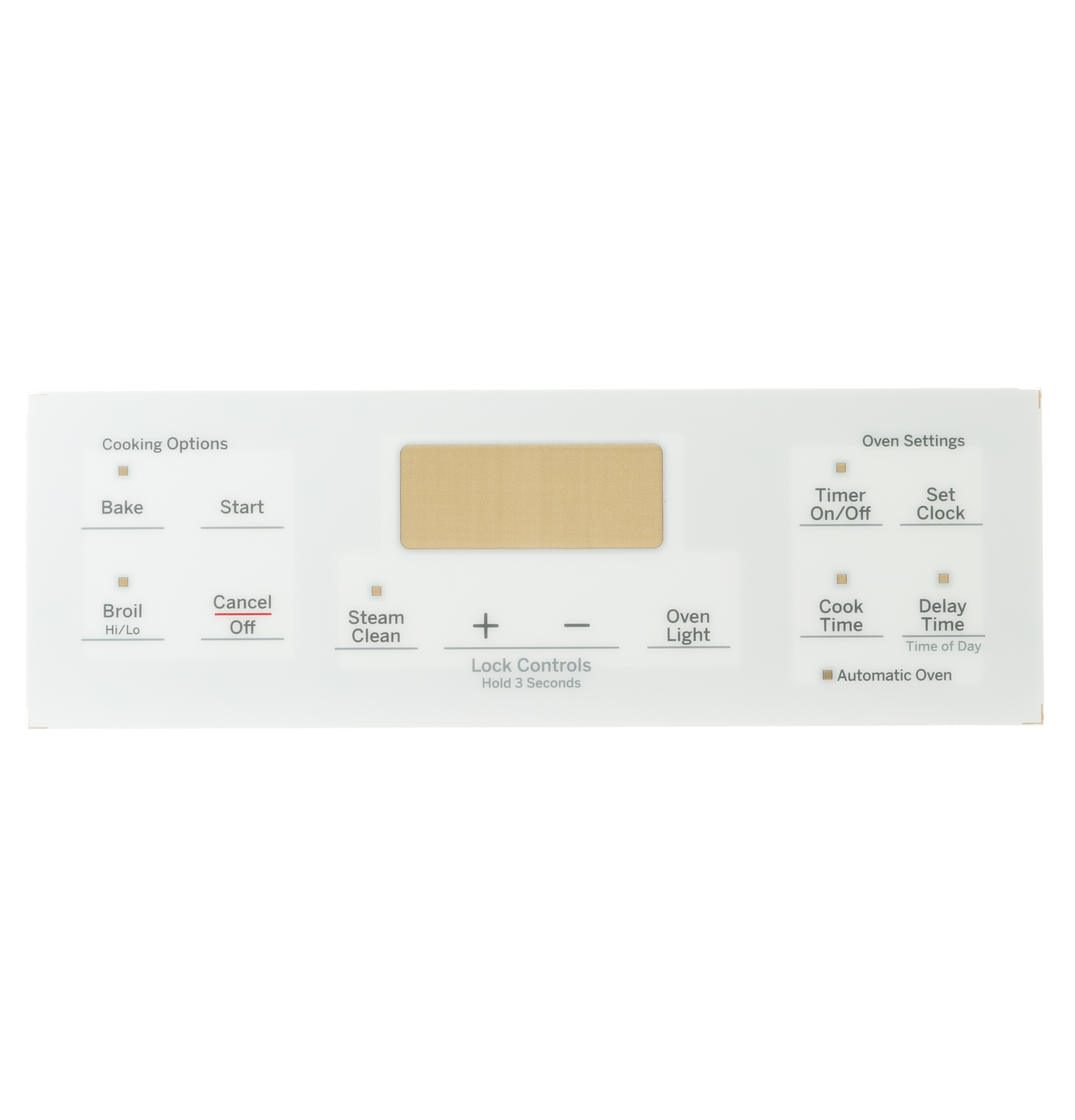 WB07X26703 GE Oven Overlay T09 | Reliable Parts