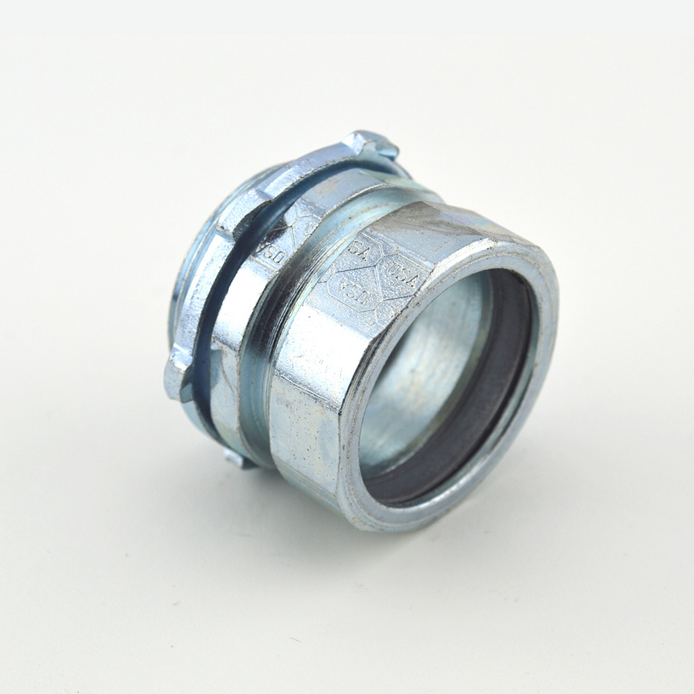 Screw-on EMT Compression Connector 1″, Steel, Made in the USA - NSI ...