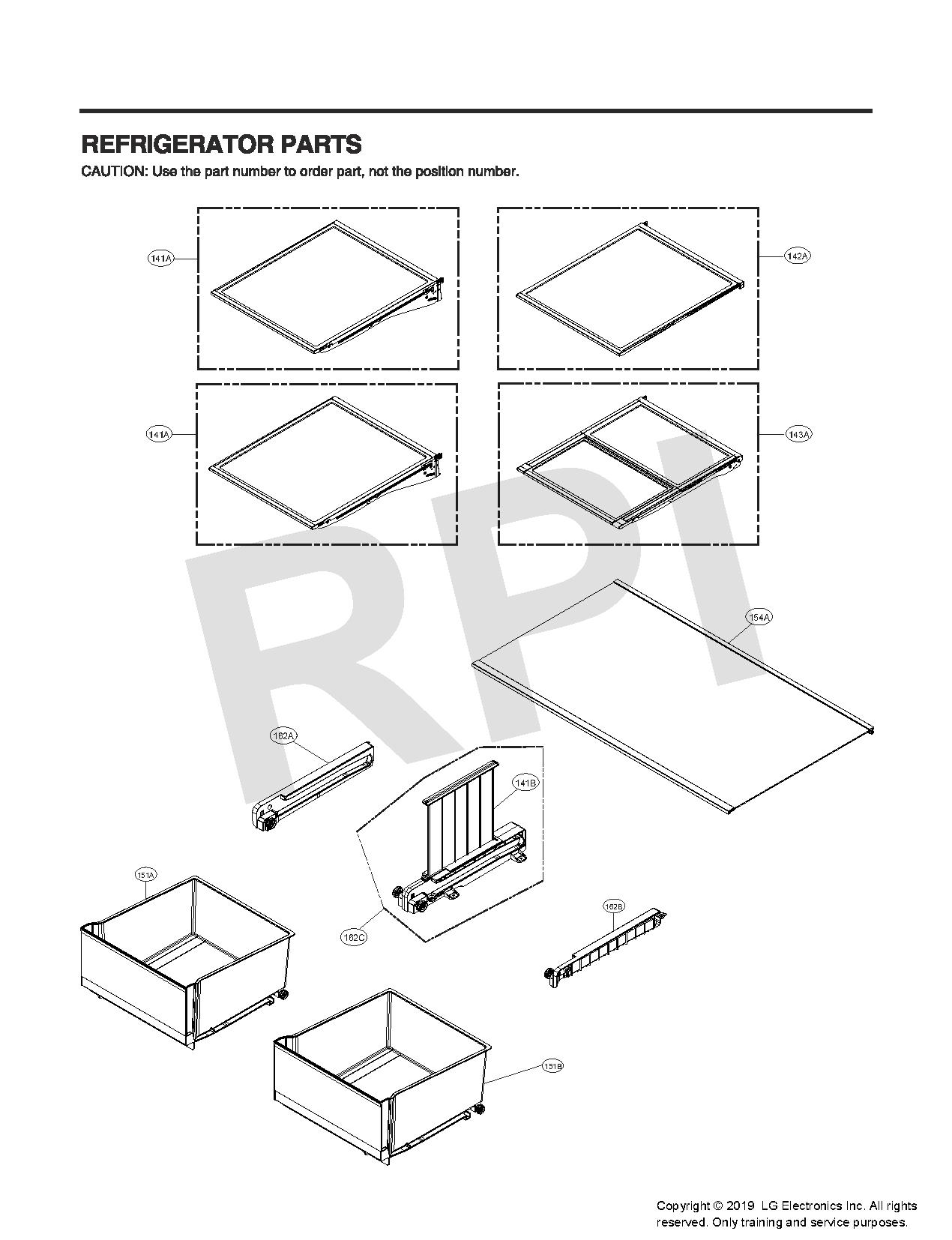 LGE LRMDS3006S Parts List | Reliable Parts