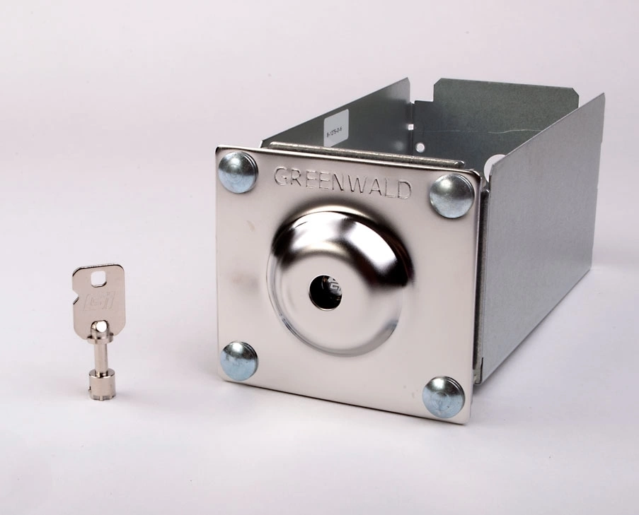 8-1275-0-6 Greenwald Coin Operated Laundry Coin Box UG800B Tubular Lock ...
