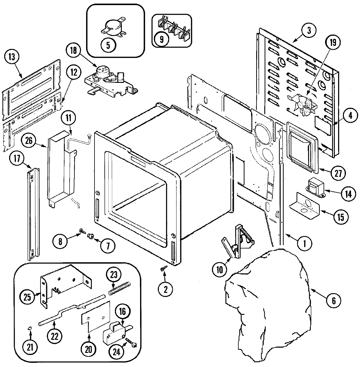 Whirlpool JES9860AAS ELECTRIC RANGE Parts List | Reliable Parts