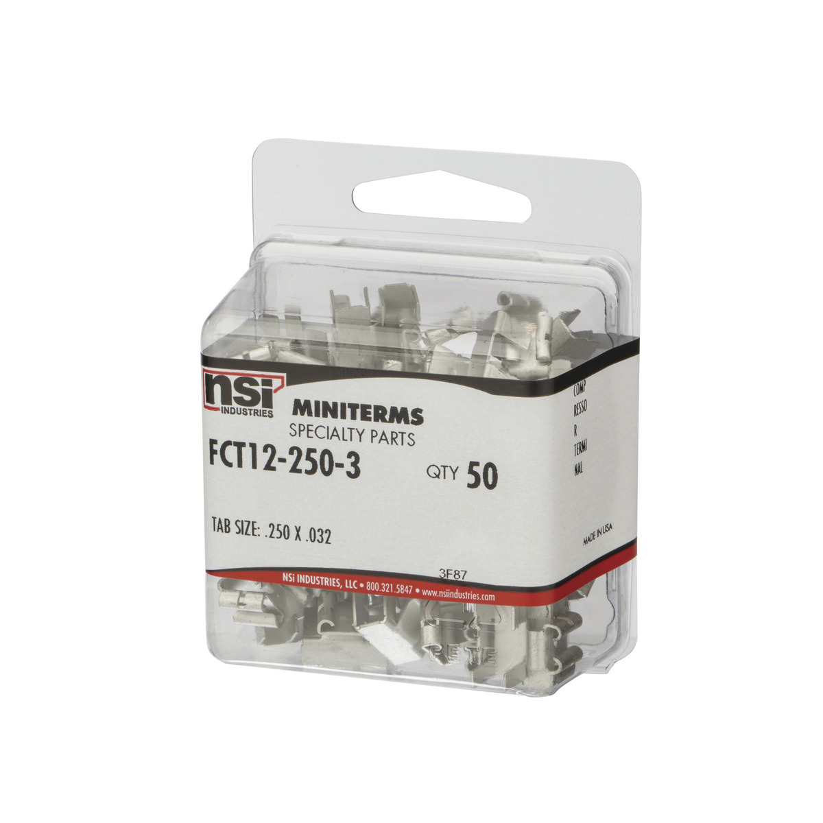 Compressor Terminal .250 x .030 Tab - NSI Industries